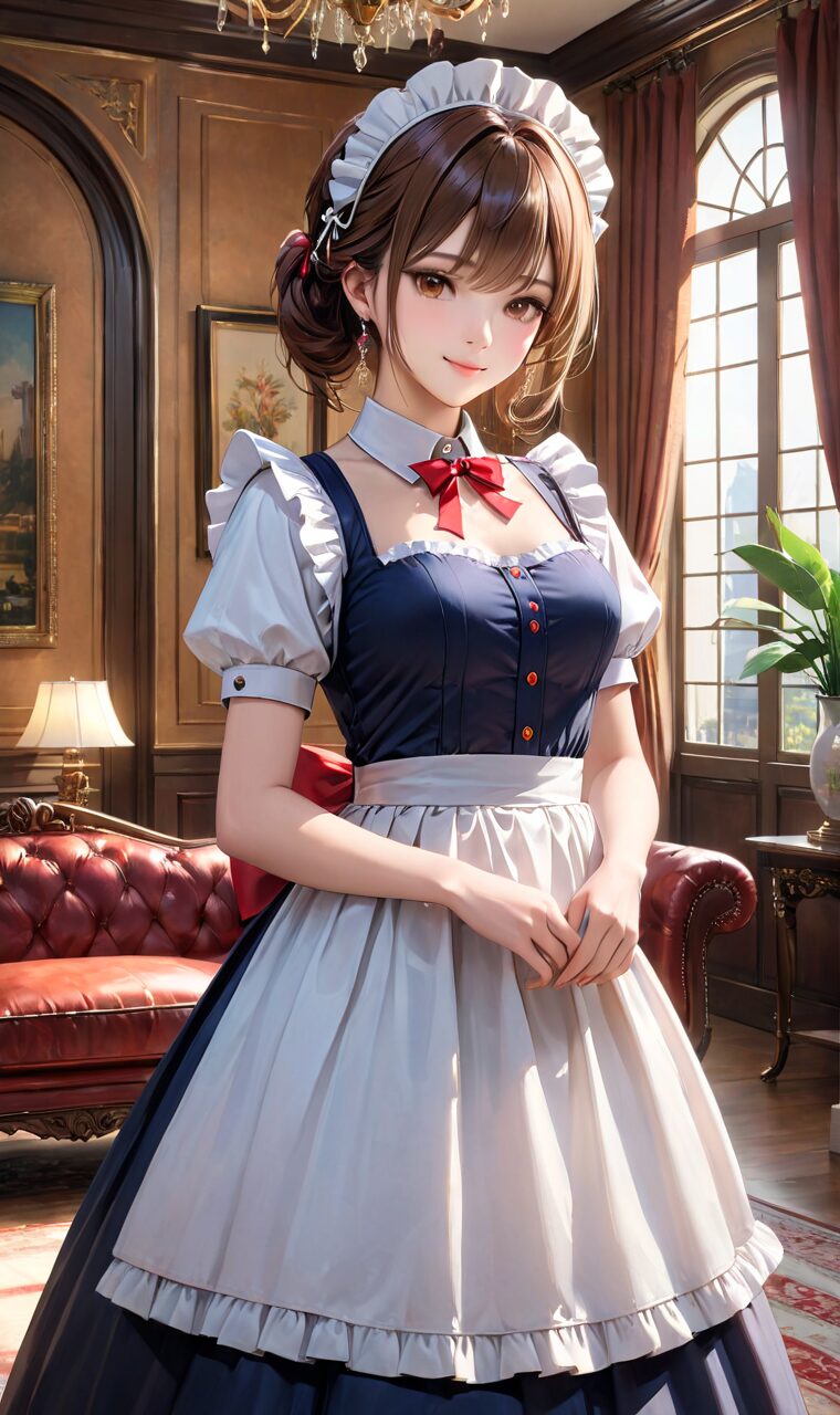 メイド服（コスプレ）の呪文・プロンプト一覧！画像付き解説【Stable Diffusion】 | UruruAILab