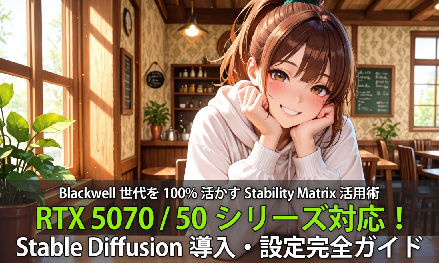 RTX 5070 / 50シリーズ対応！Stable Diffusion導入・設定完全ガイド｜Blackwell世代を100%活かす ...